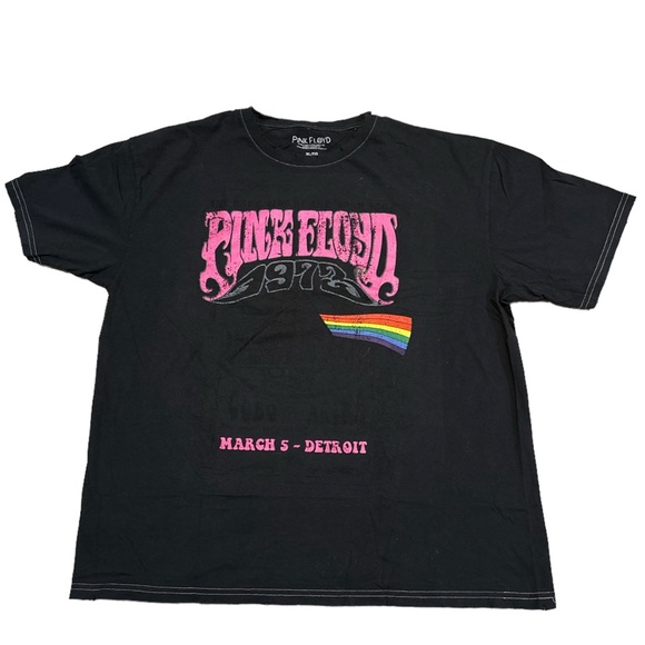 Pink Floyd | Shirts | Pink Floyd 972 Detroit Graphic Tee Shirt | Poshmark